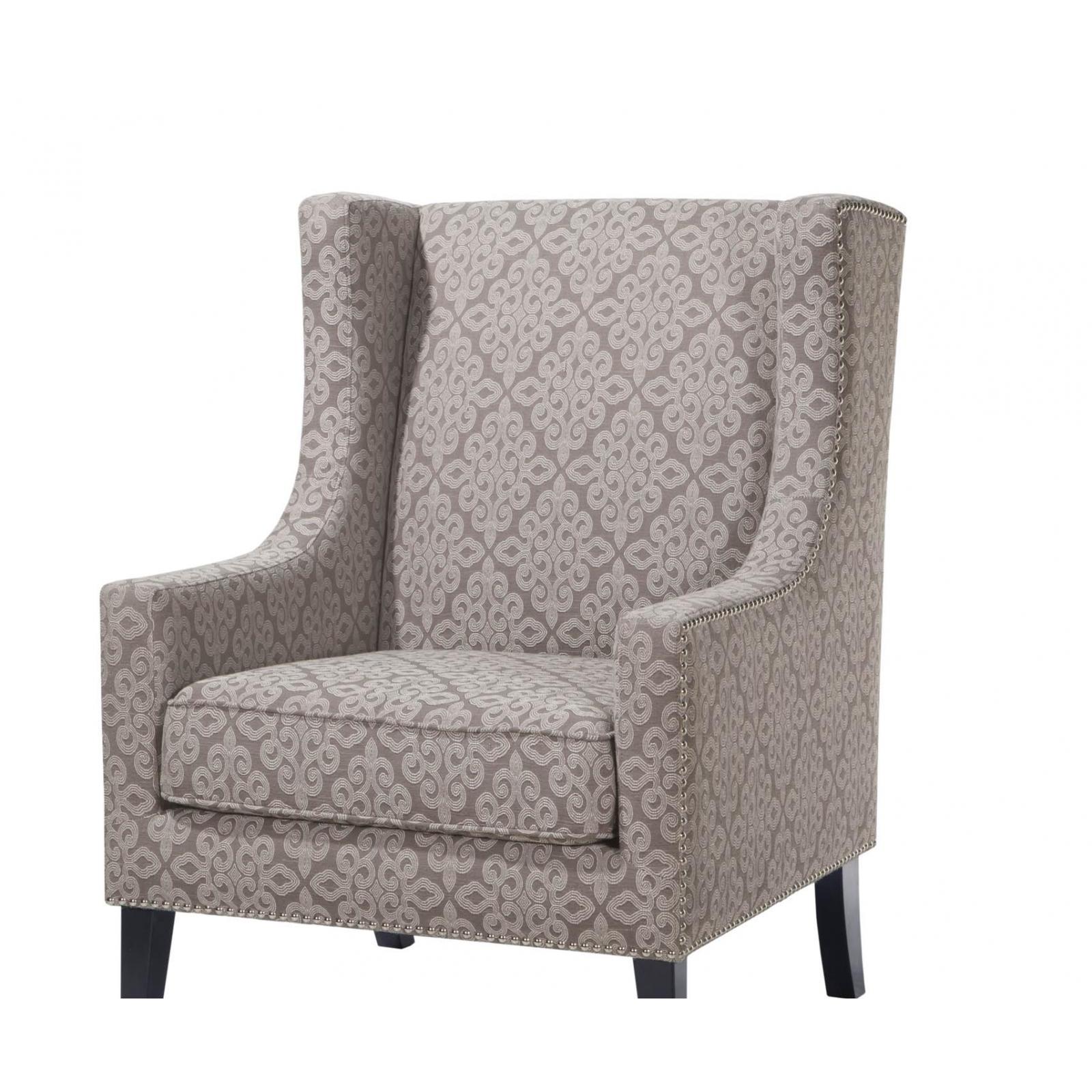Barton Wing Chair - Brown Interiors