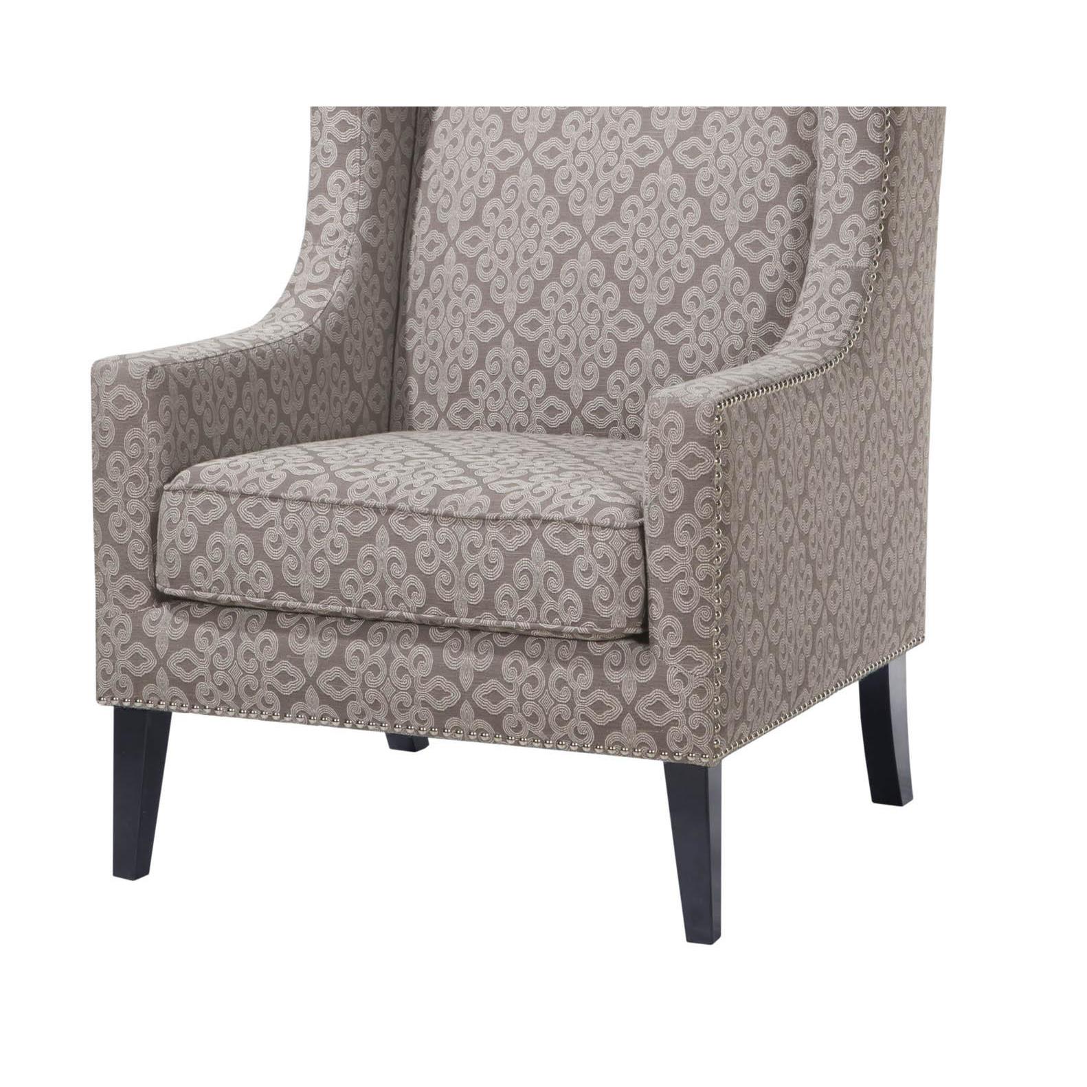 Barton Wing Chair - Brown Interiors