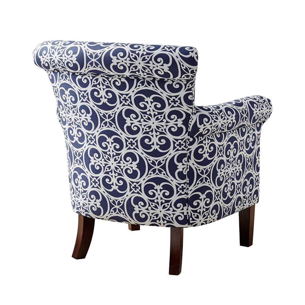 Brooke Tight Back Club Chair - Brown Interiors