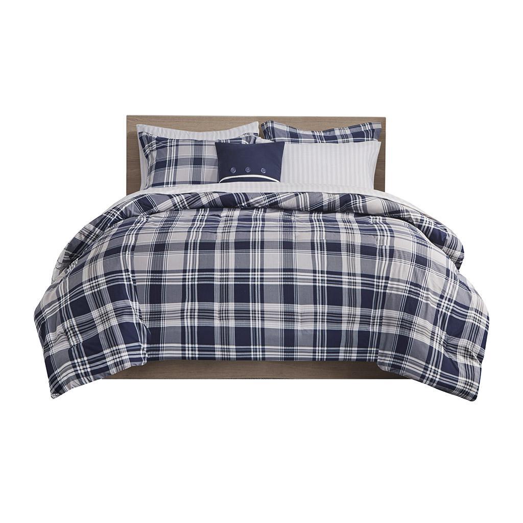 Patrick Reversible Complete Bedding Set - Brown Interiors